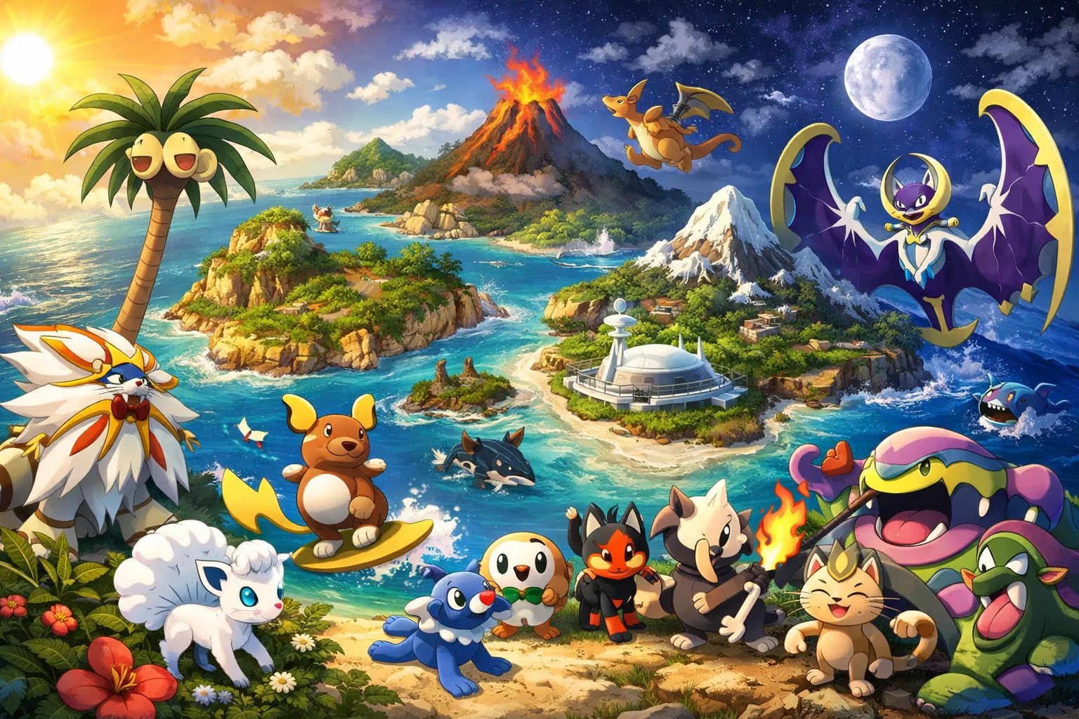 Pokémon Alola : région, Pokédex et formes d’Alola